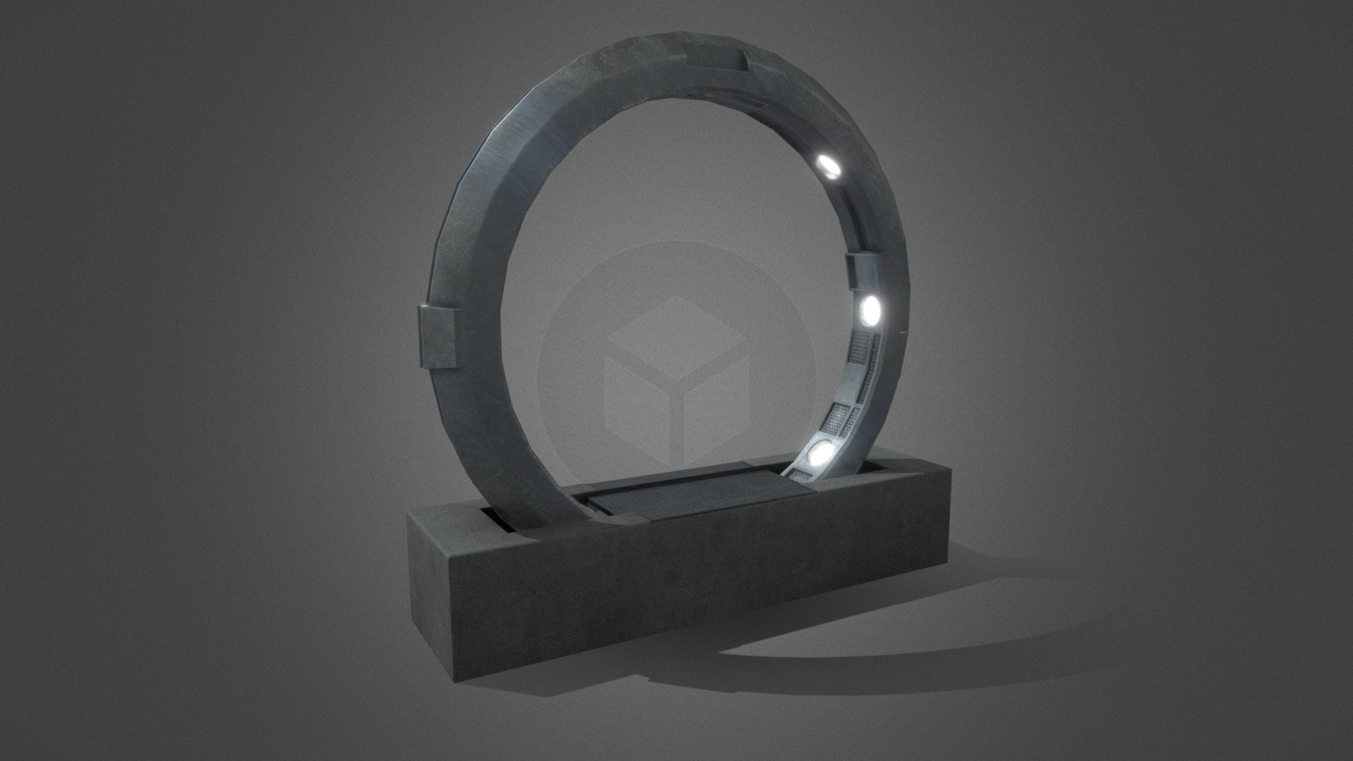Sci-Fi portal - Asset - Download Free 3D model by Samuel F. Johanns ...