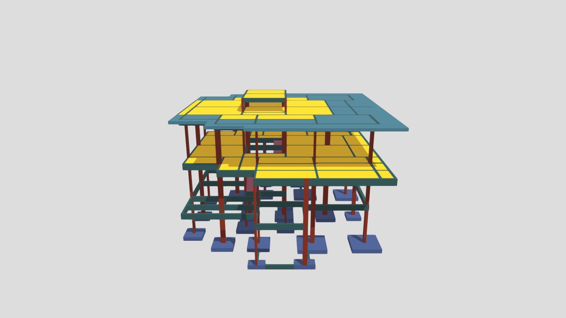 3D ESTRUTURA HAMILTON - 3D model by kevelhen [6a99dfe] - Sketchfab