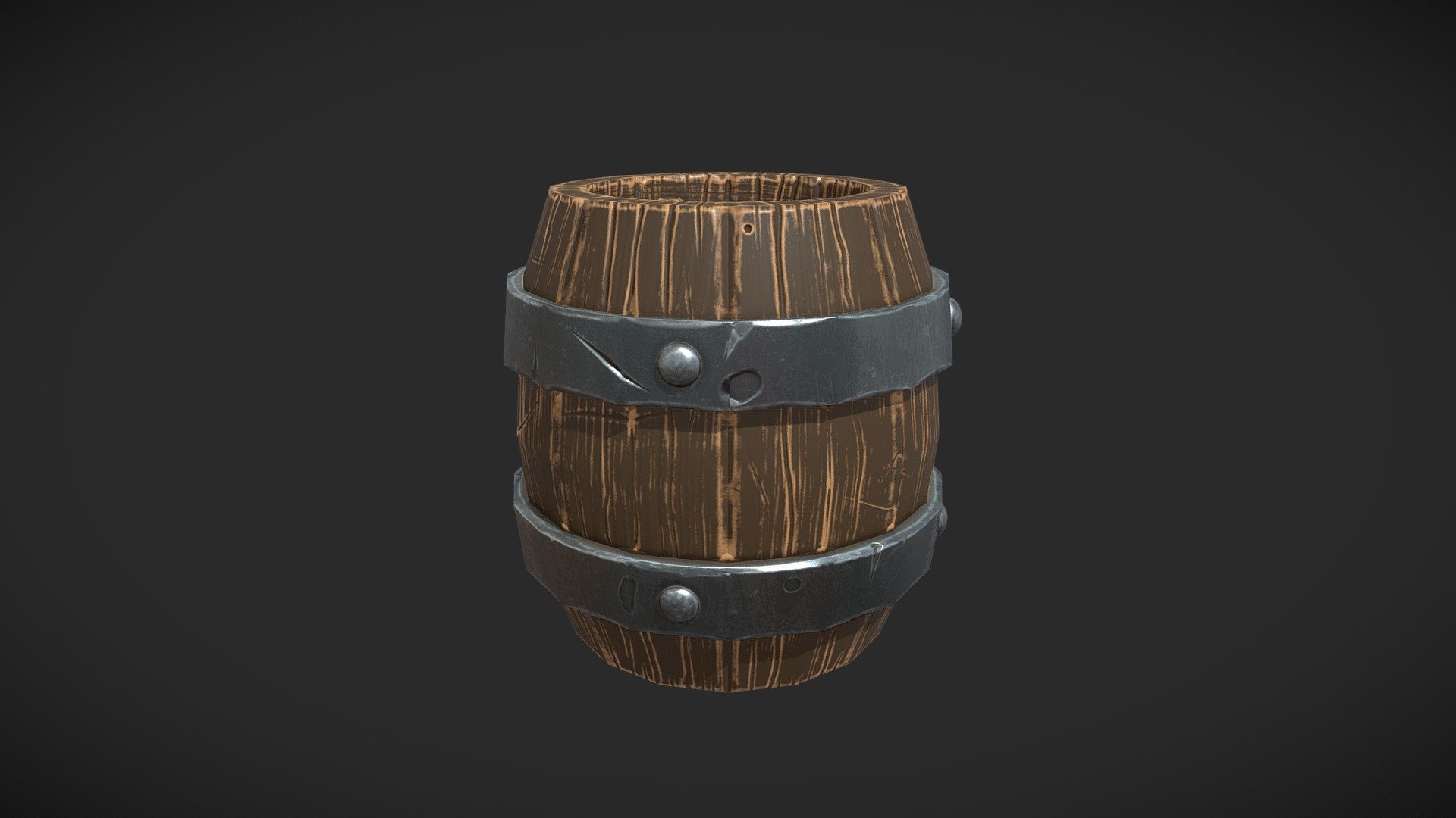 Stylized Beer Barrel - Download Free 3D model by Daniil Artukhevich ...