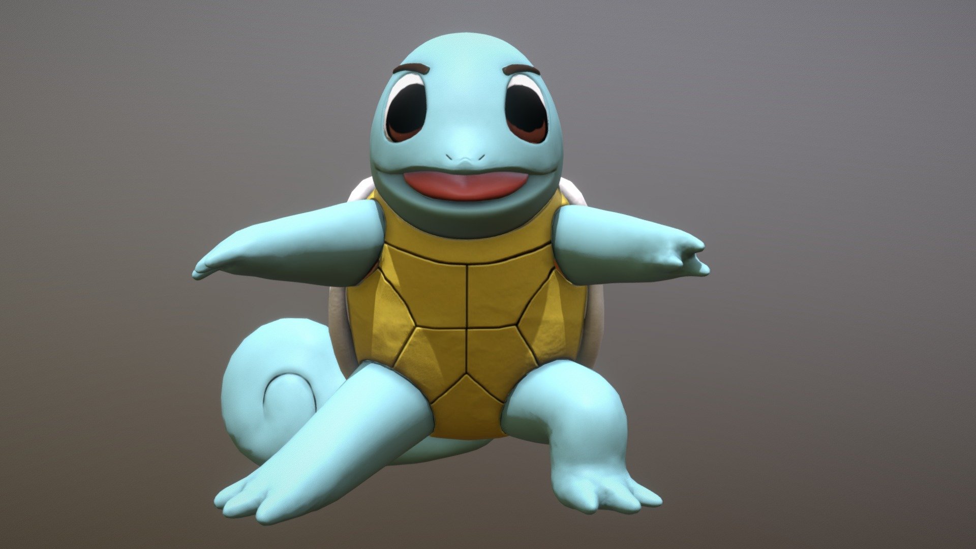 Squirtle - 3D model by SrLookAS [6a9ae08] - Sketchfab