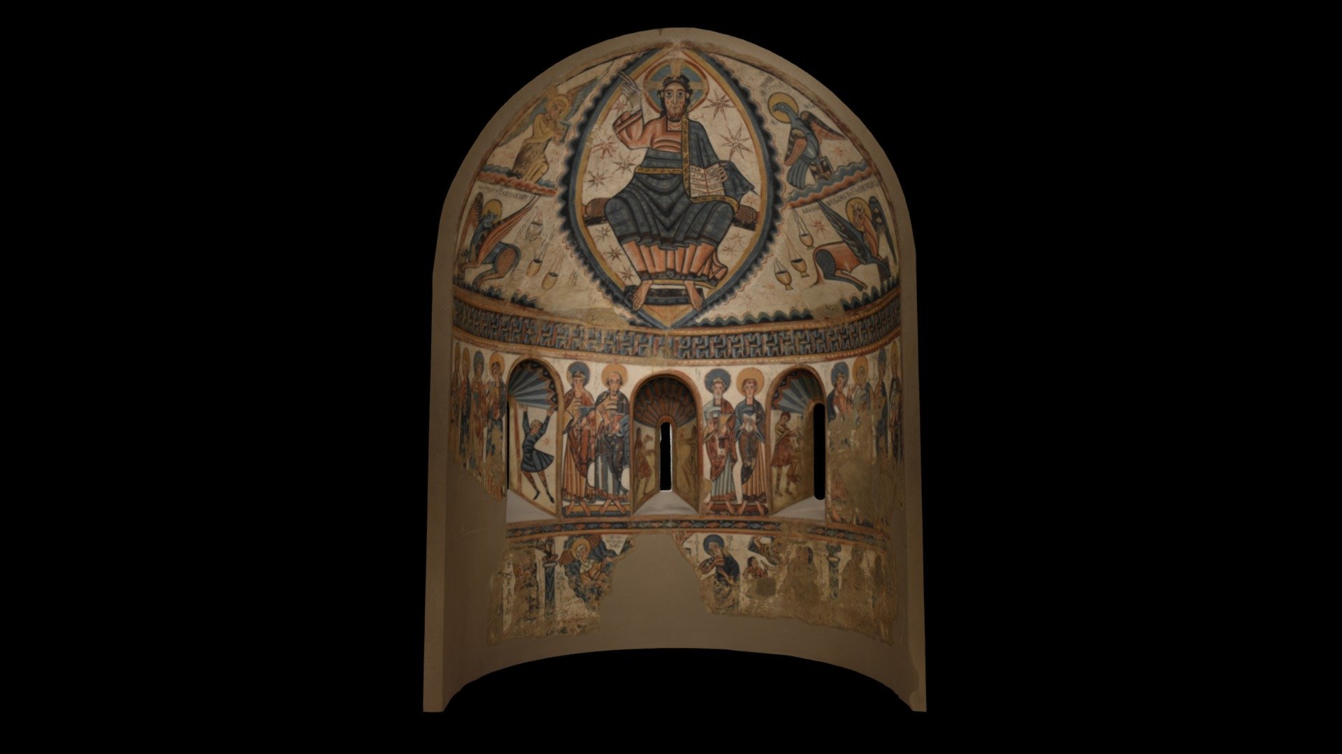 26 Ábside central de Santa María de Mur - 3D model by Javier Domingo ...
