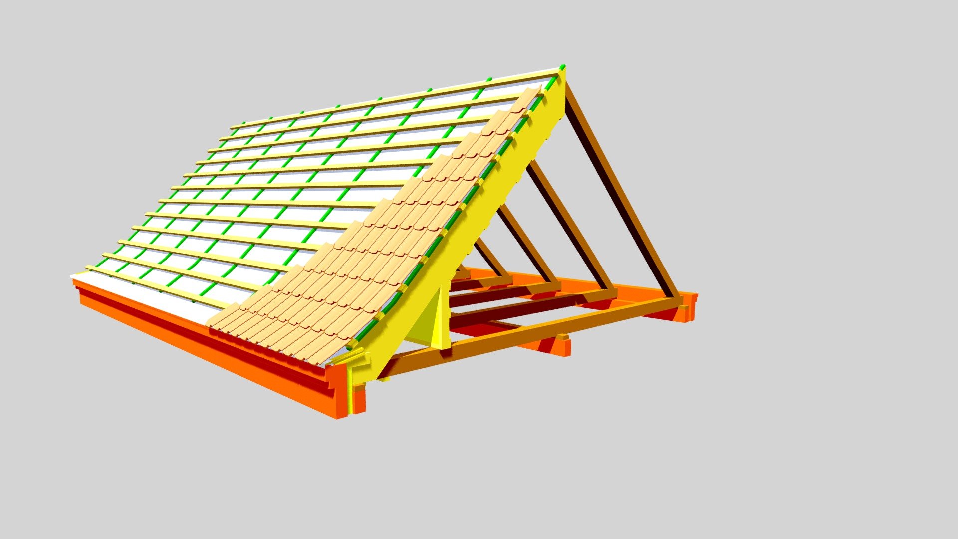 Opretning af tag - op og ned - 3D model by peter.moeller.dk [6a9c3ff ... Opretning af tag - op og ned - 3D model by peter.moeller.dk [6a9c3ff ...