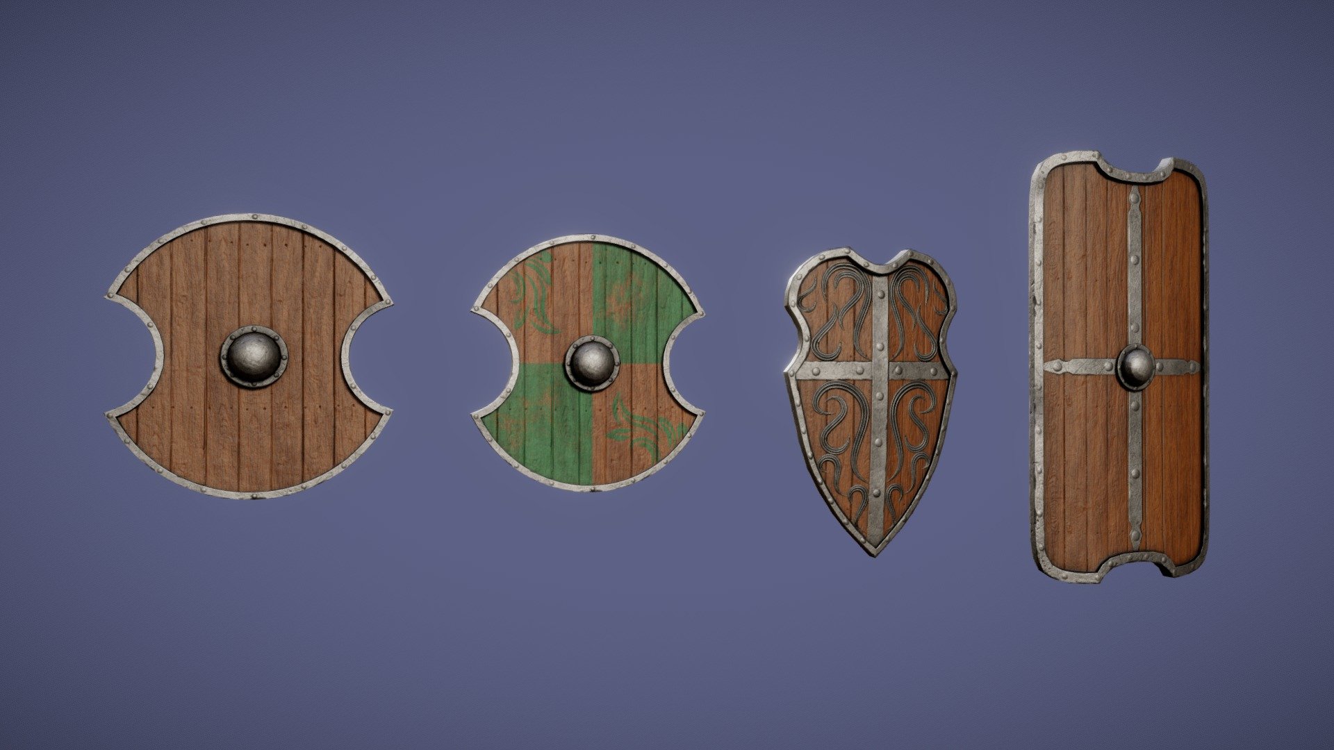 Shield Pack - Buy Royalty Free 3D model by Toni García Vilche (@zul_gv ...