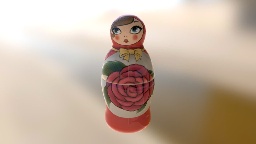 Babushka Doll - 3D model by tinkaberyl [6a9e3a7] - Sketchfab