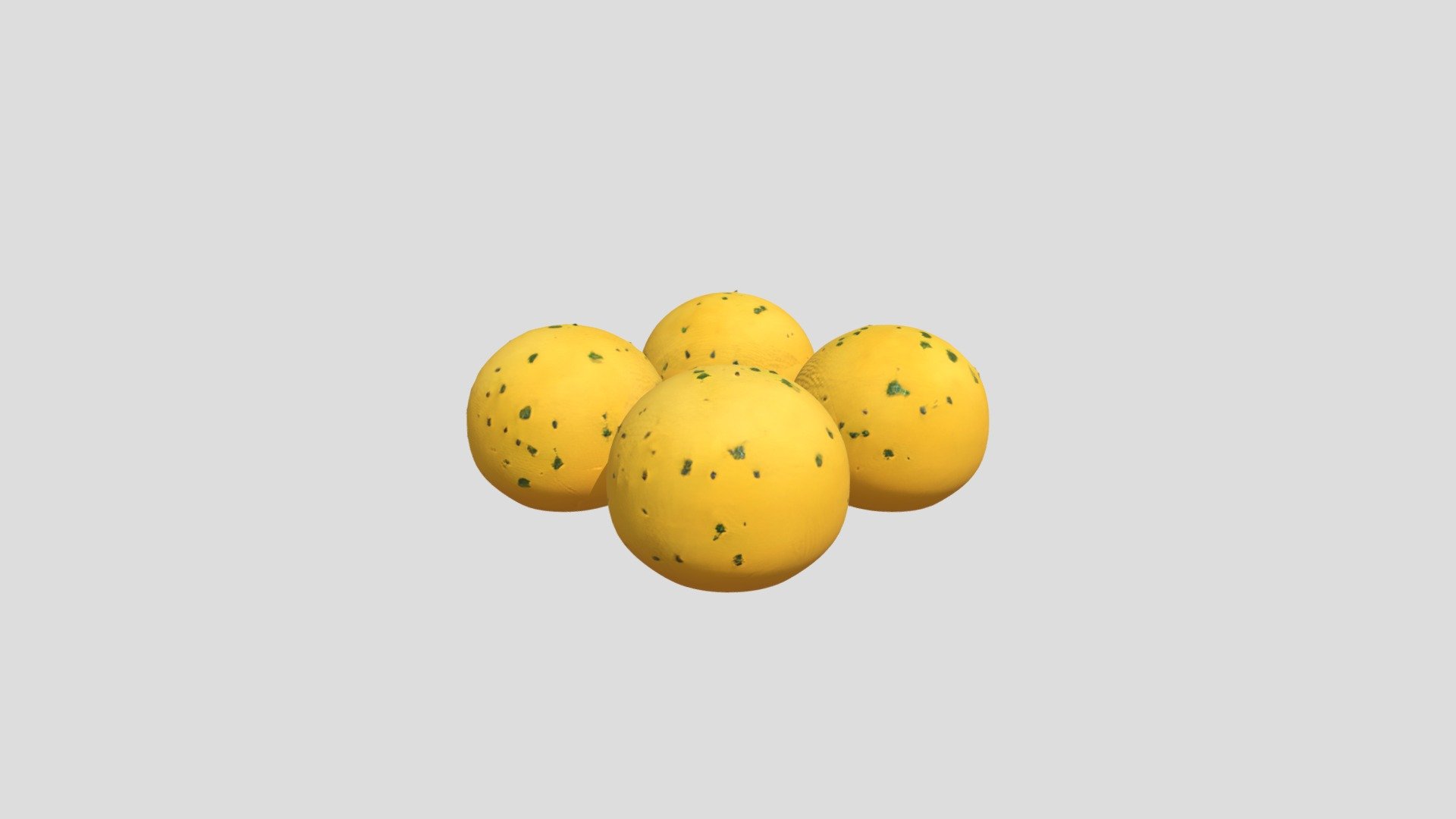 cheese buns or pão de queijo - 3D model by dohaison05 [6a9ea2e] - Sketchfab