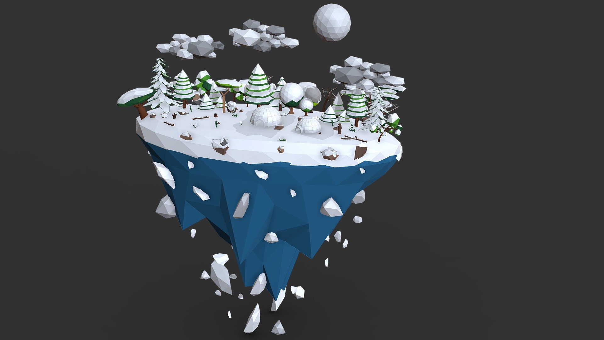 Winter Pack Of 3D Cartoon Models - 3D model by Sidra (@Sidramax ...