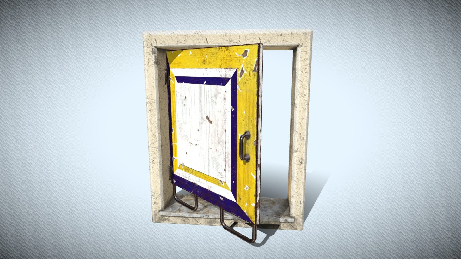 Door FPS Animated Open Close - Buy Royalty Free 3D model by Pingo ...