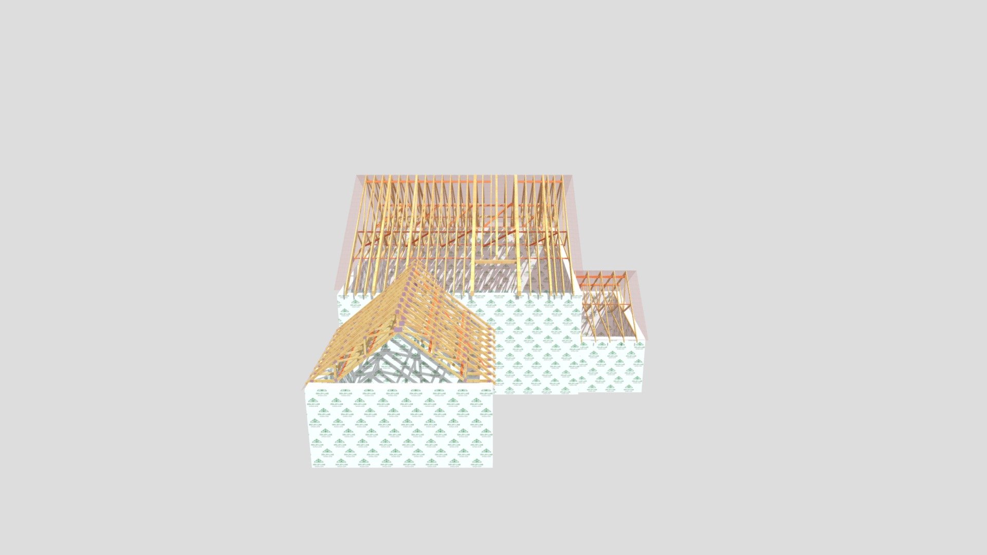 Measured - Trusses - Pinehurst Dev - House No 1 - Download Free 3D ...