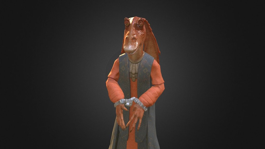 Jar Jar - 3D model by Philip Hogg (@philip3d) [6aa1094] - Sketchfab
