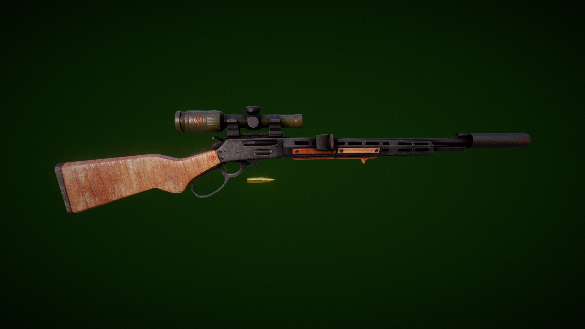 Marlin 30-30 - 3D model by JankicDesign (@Allex_Fx) [6aa12f6] - Sketchfab