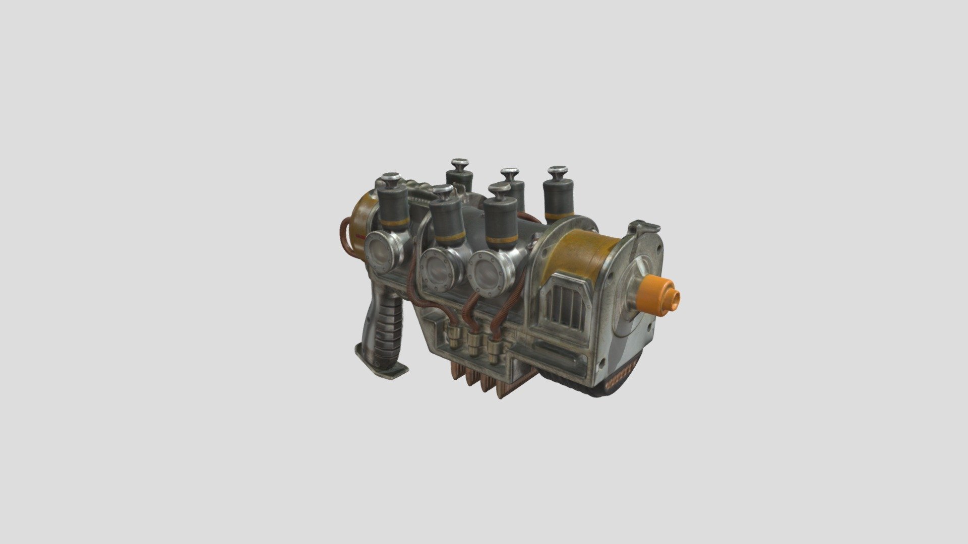 Fallout 4 Plasma Pistol - 3D model by Allen & Company - Advanced ...