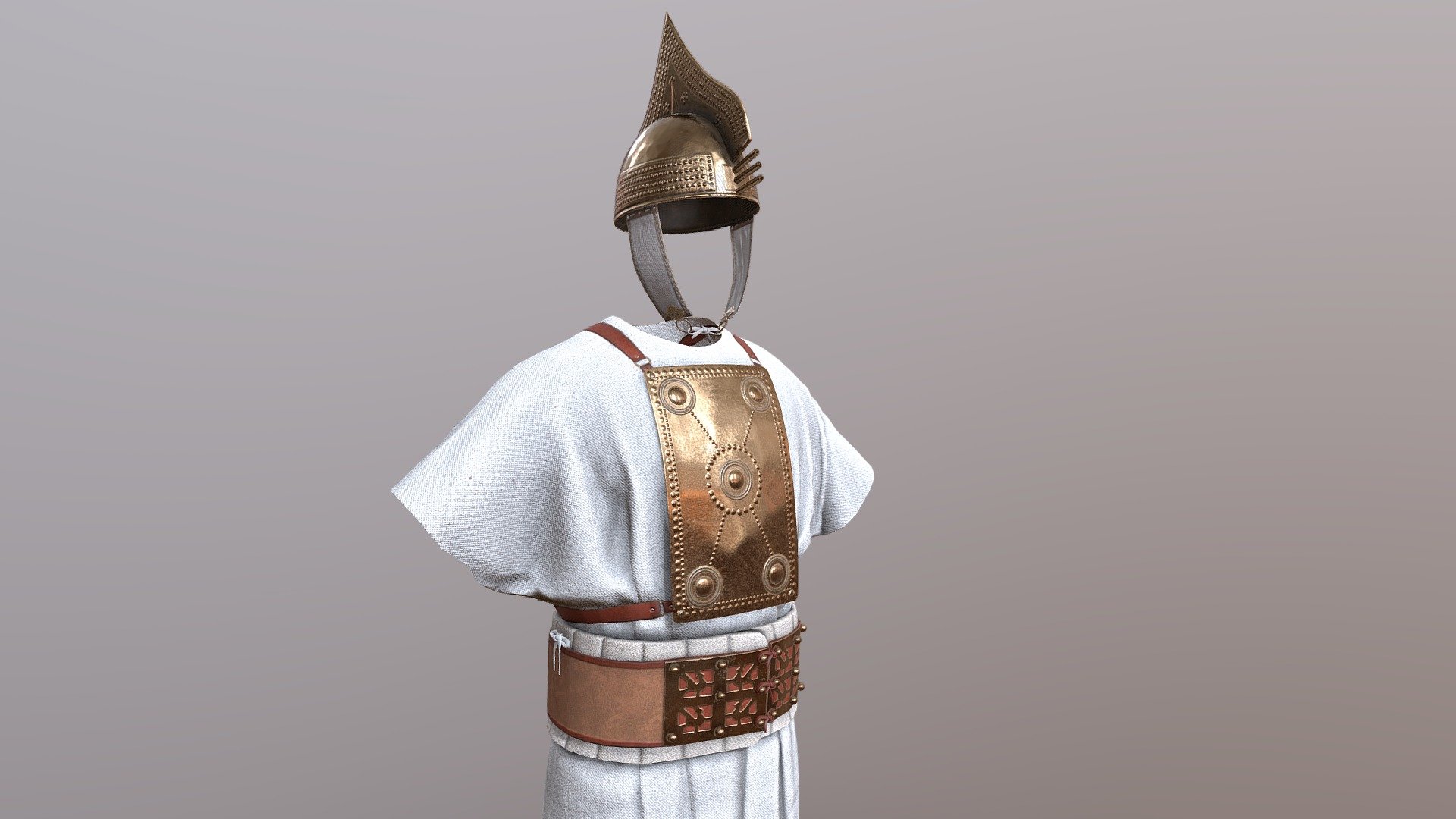 Etruscan Armour (Game ready) - 3D model by TemporaryStrike [6aa3886 ...