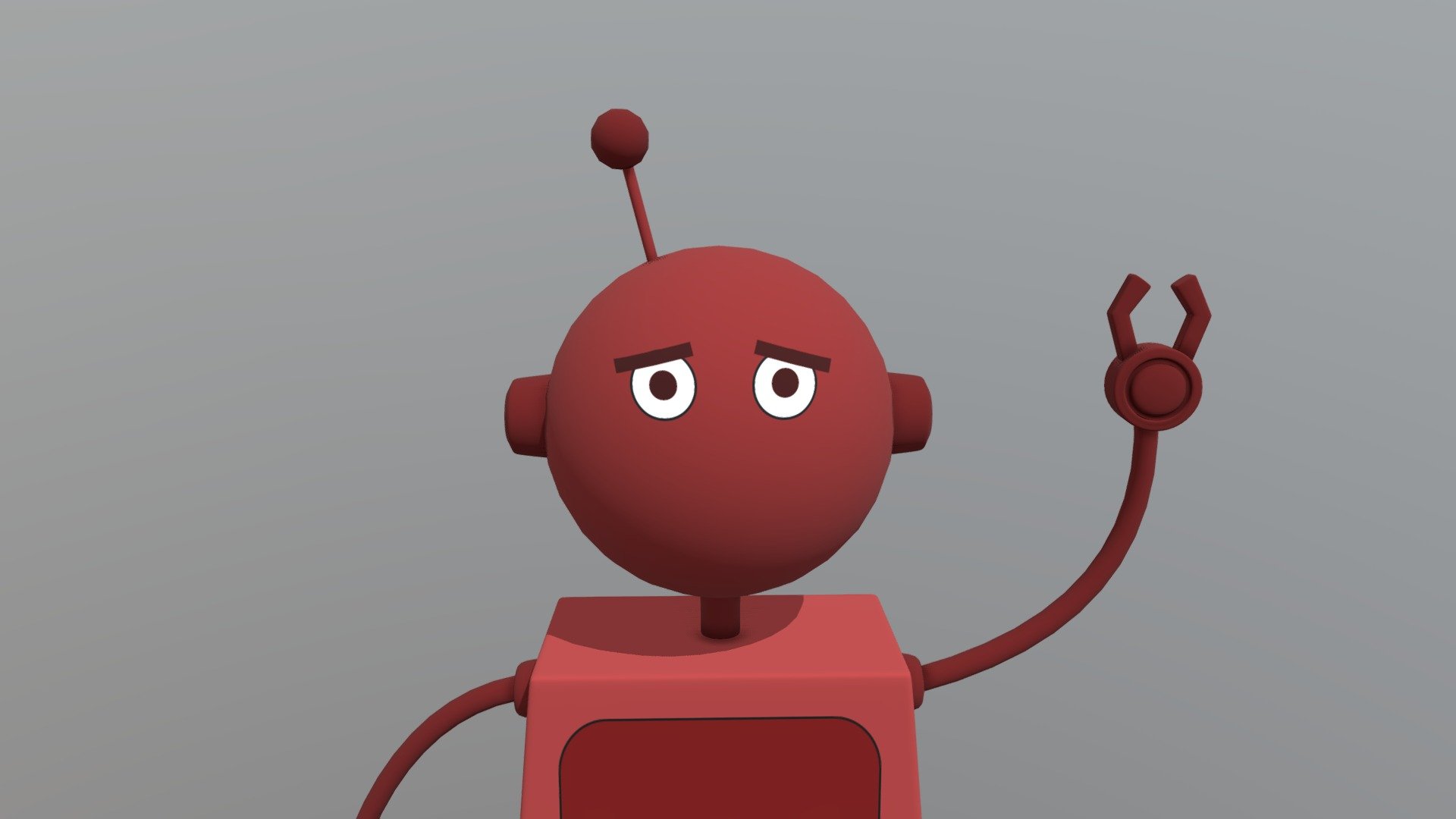Ralf the Shy Robot - 3D model by Unwise (@un.wise75) [6aa5c2c] - Sketchfab