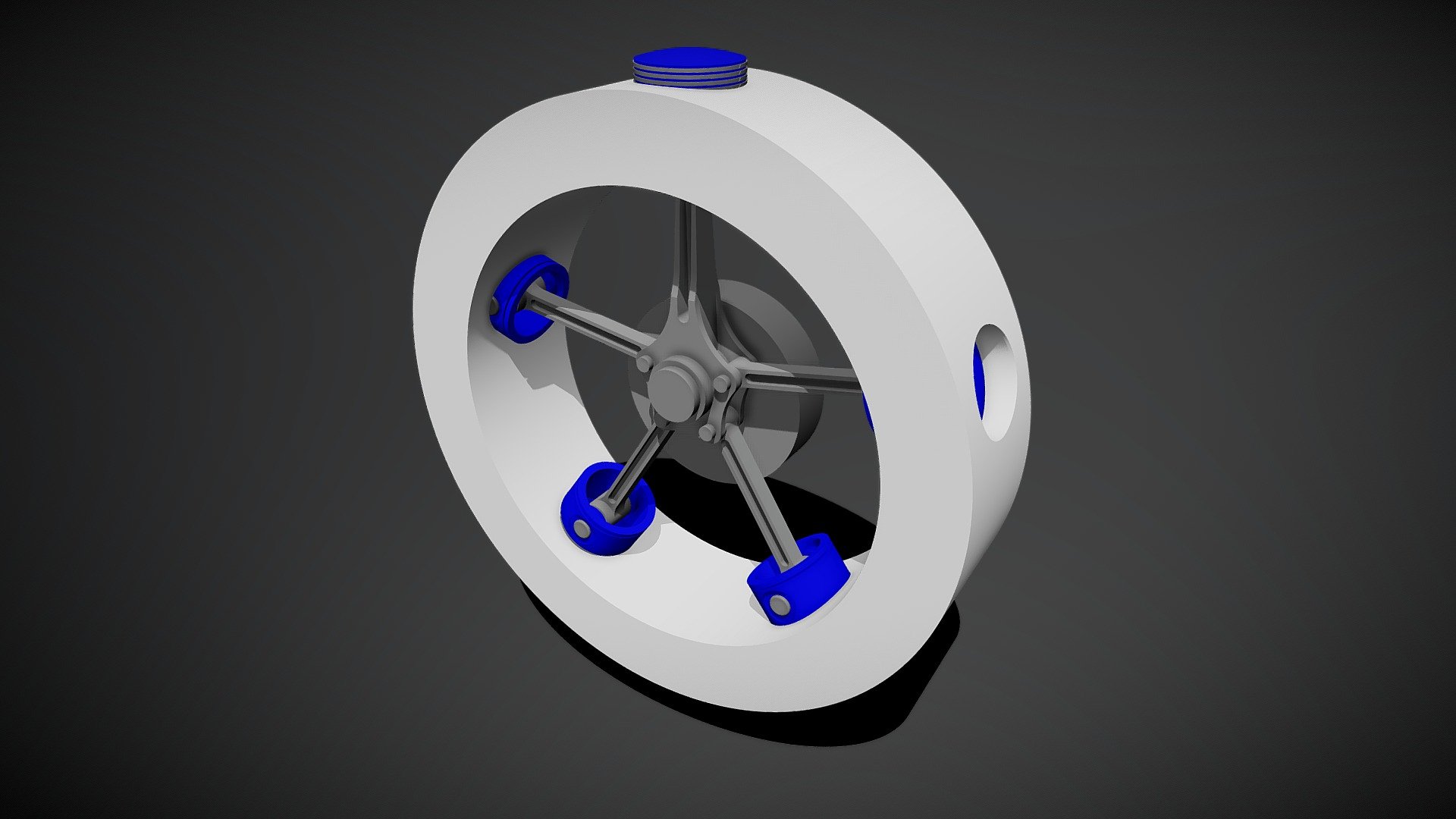 Radial Engine Assembly - Download Free 3D model by RK_Design [6aa69c9 ...