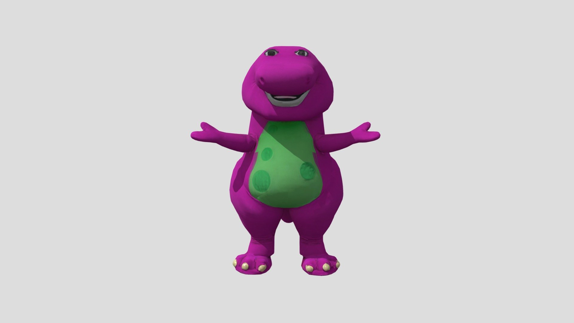 Barney in Tripo 3d? - 3D model by circevansantos [6aa6e56] - Sketchfab
