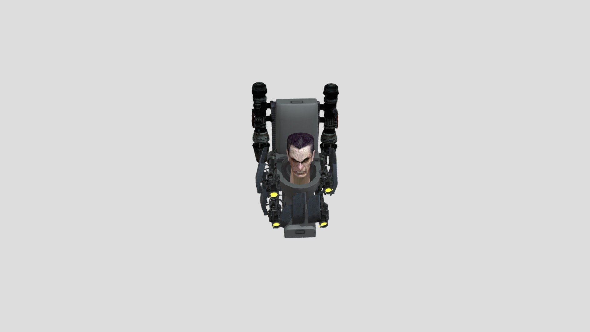 destruction fake g man (credit G toilet) - Download Free 3D model by ...