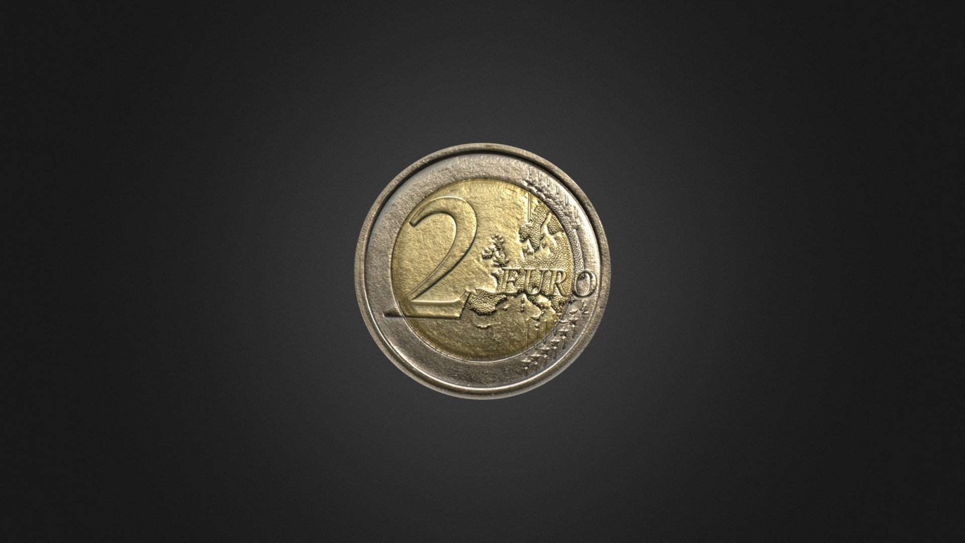 2 euro - 3D model by Tijdlab [6aa98bb] - Sketchfab