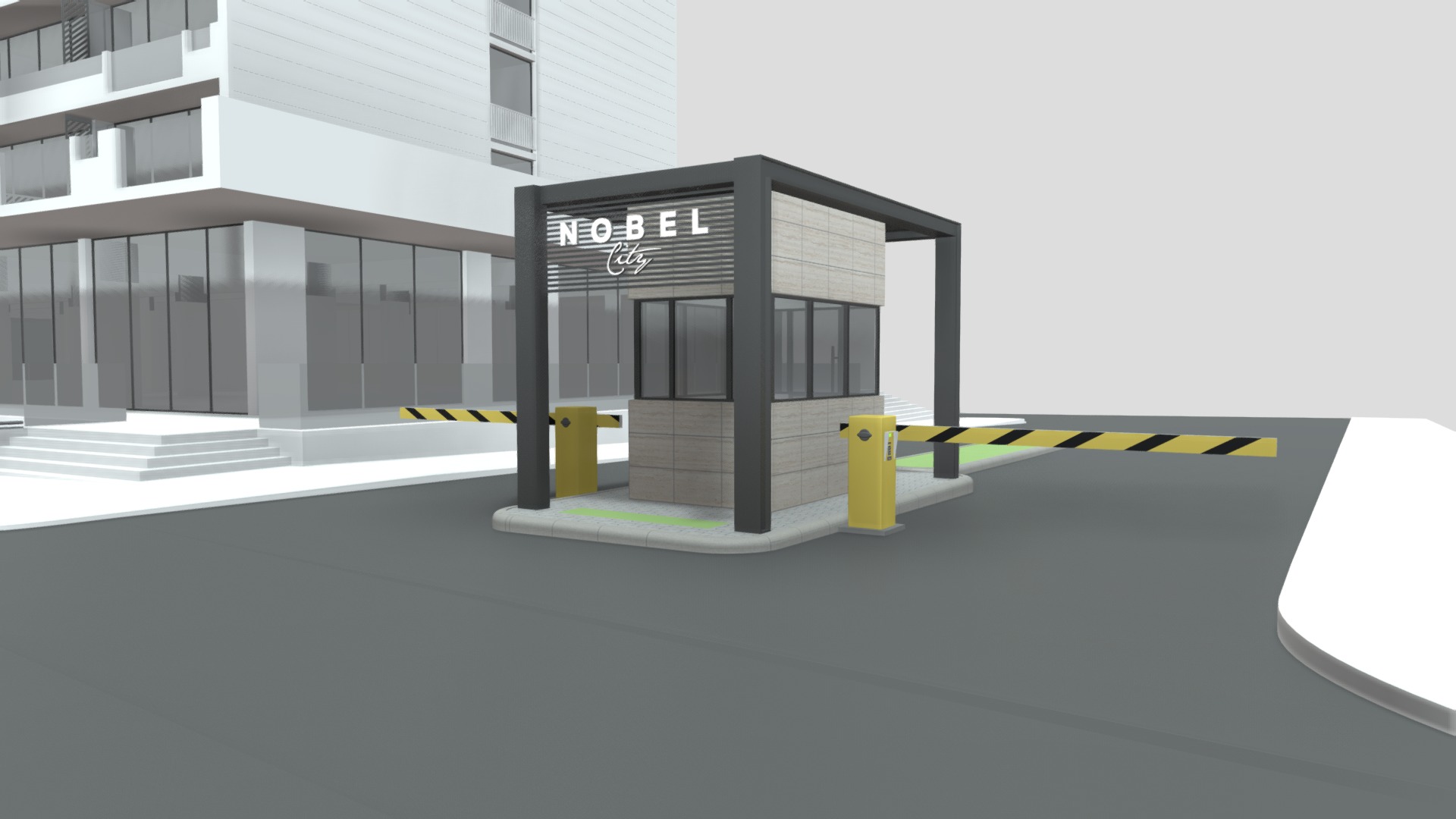 Noble Security Checkpoint - O3 - 3D model by Whitespace (@thewsdesigns ...