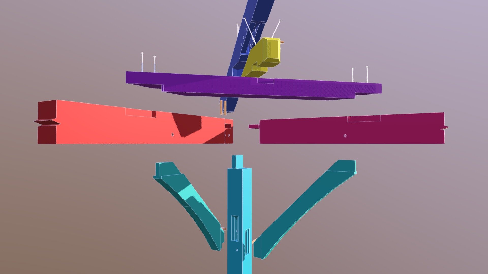 Timbered Dragon Beam - 3D model by Timber Frame HQ (@timberframehq ...