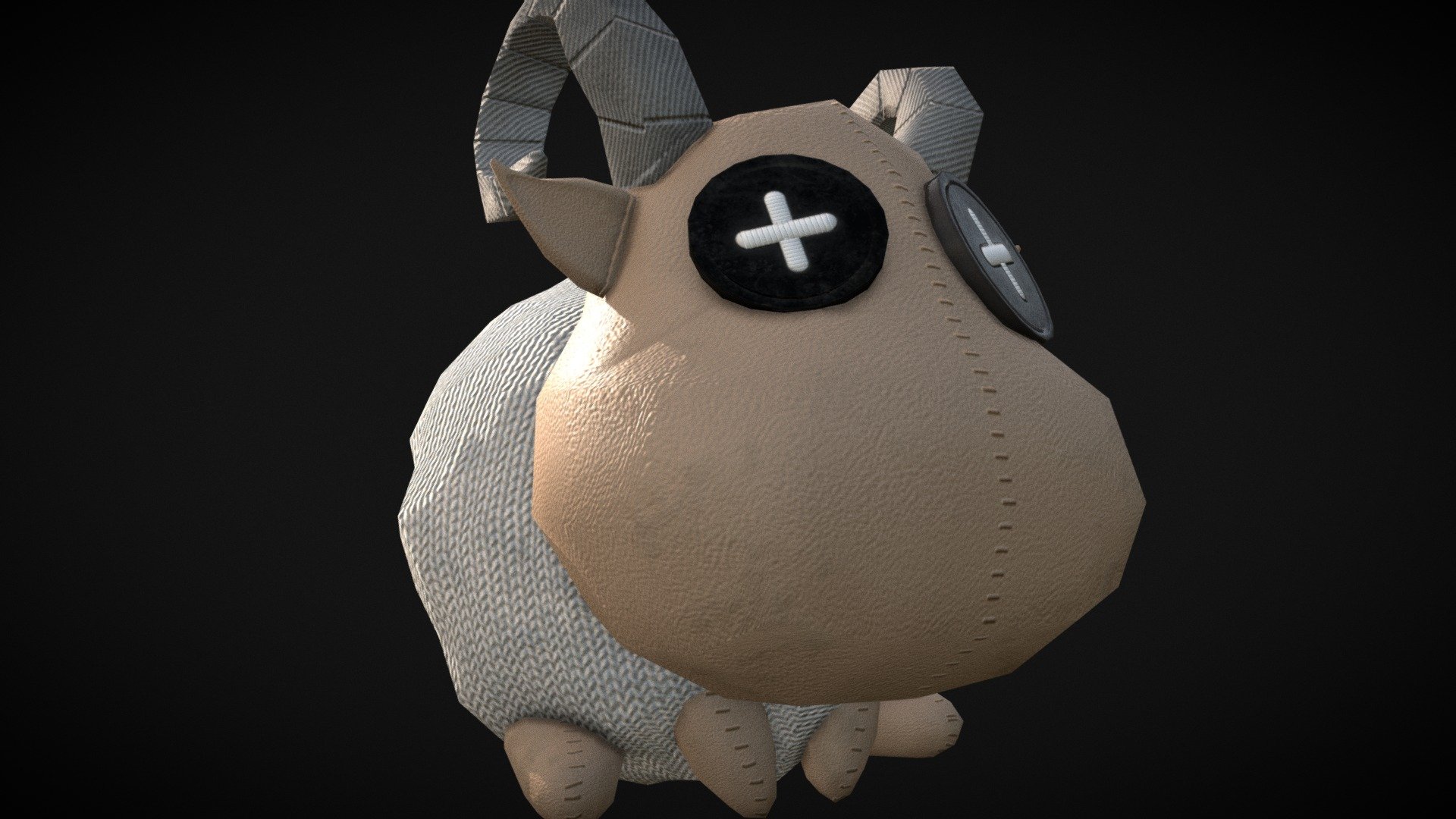 Cotton Plush Low Poly - 3D model by Trikery [6aac8a1] - Sketchfab