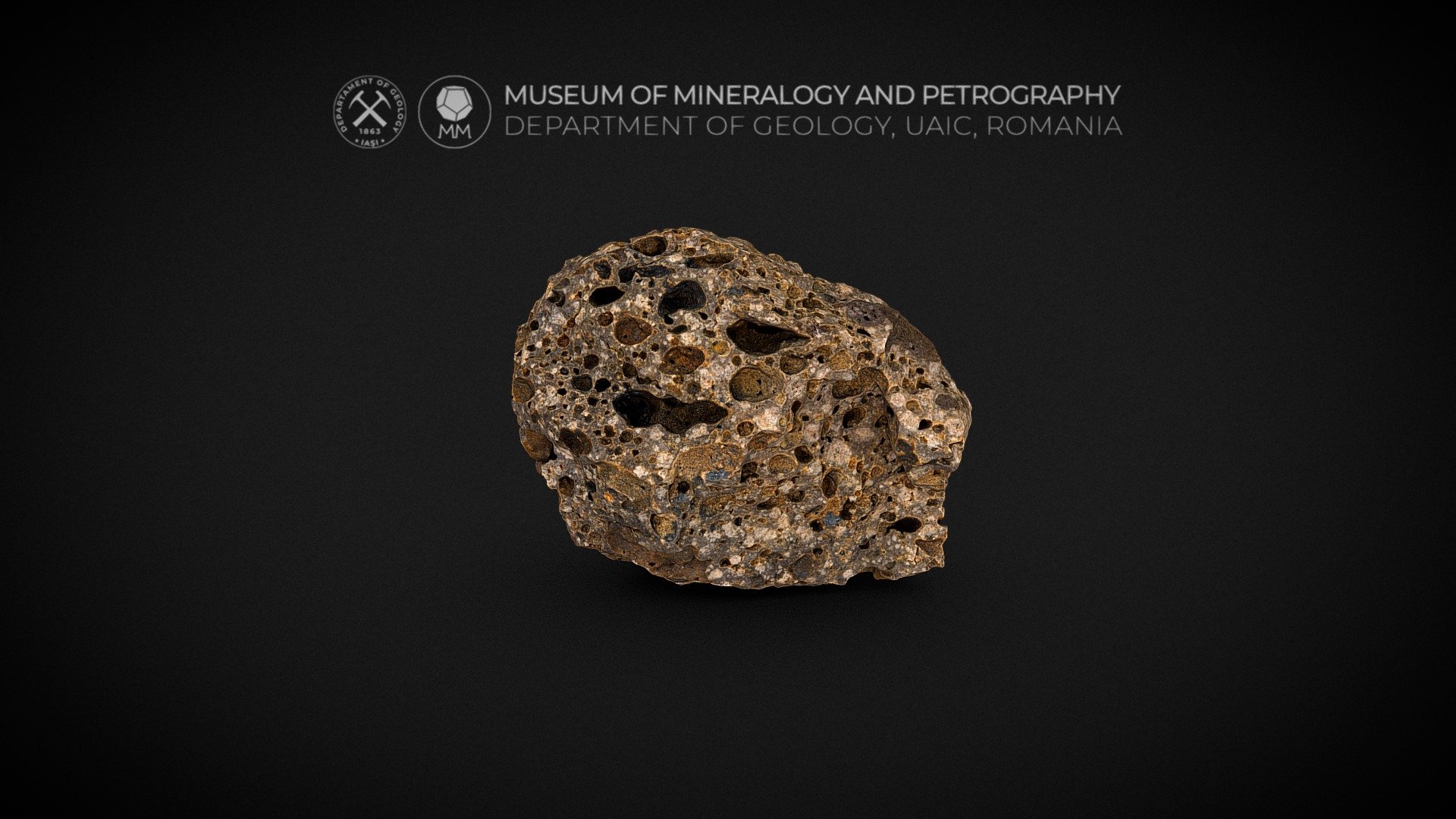 Scoria filled with Hematite (from 1906 eruption) - 3D model by Museum ...