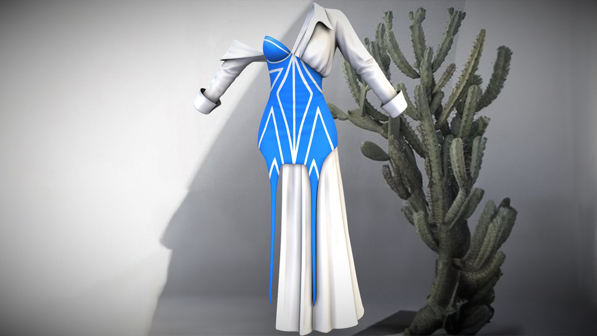 Female Fashion Diva Dress - Buy Royalty Free 3D model by 3dia [6aaf060 ...