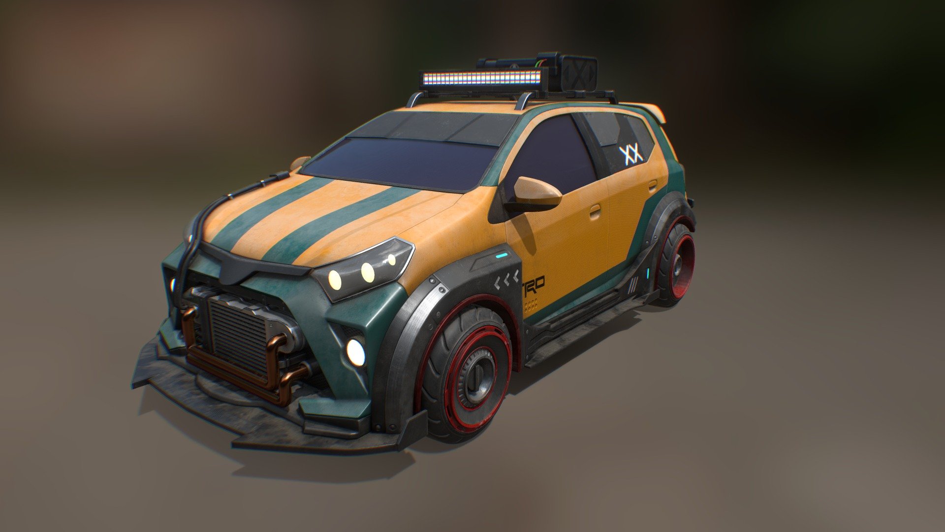 Cyberpunk Toyota Wigo - 3D model by cygerodias [6aaf7c7] - Sketchfab