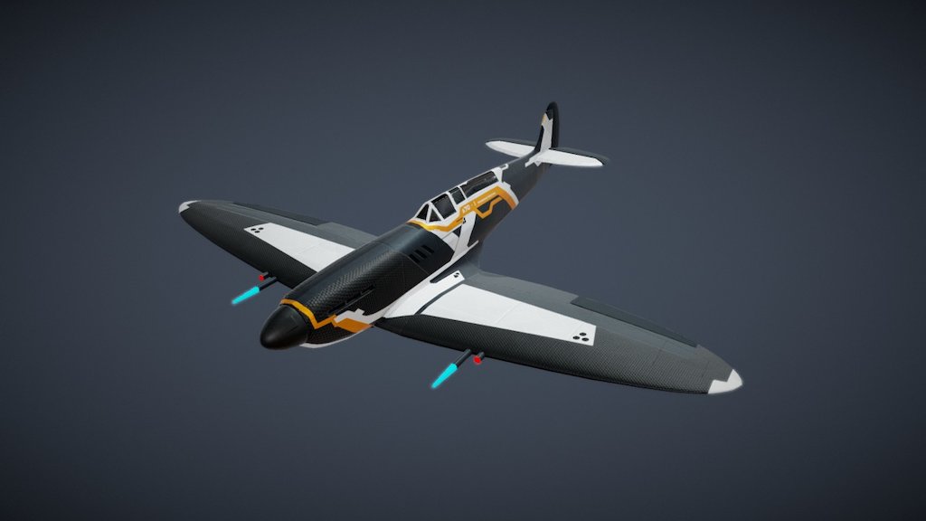 Sketchfab Texturing Challenge: Spitfire - Download Free 3D model by ...