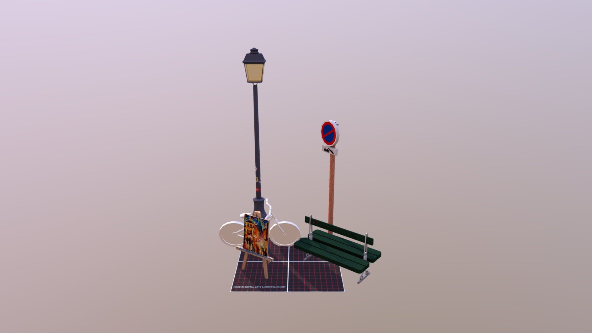 Montmartre 5 Props Assignment - 3D model by Jarne Peire (@jarnepeire ...