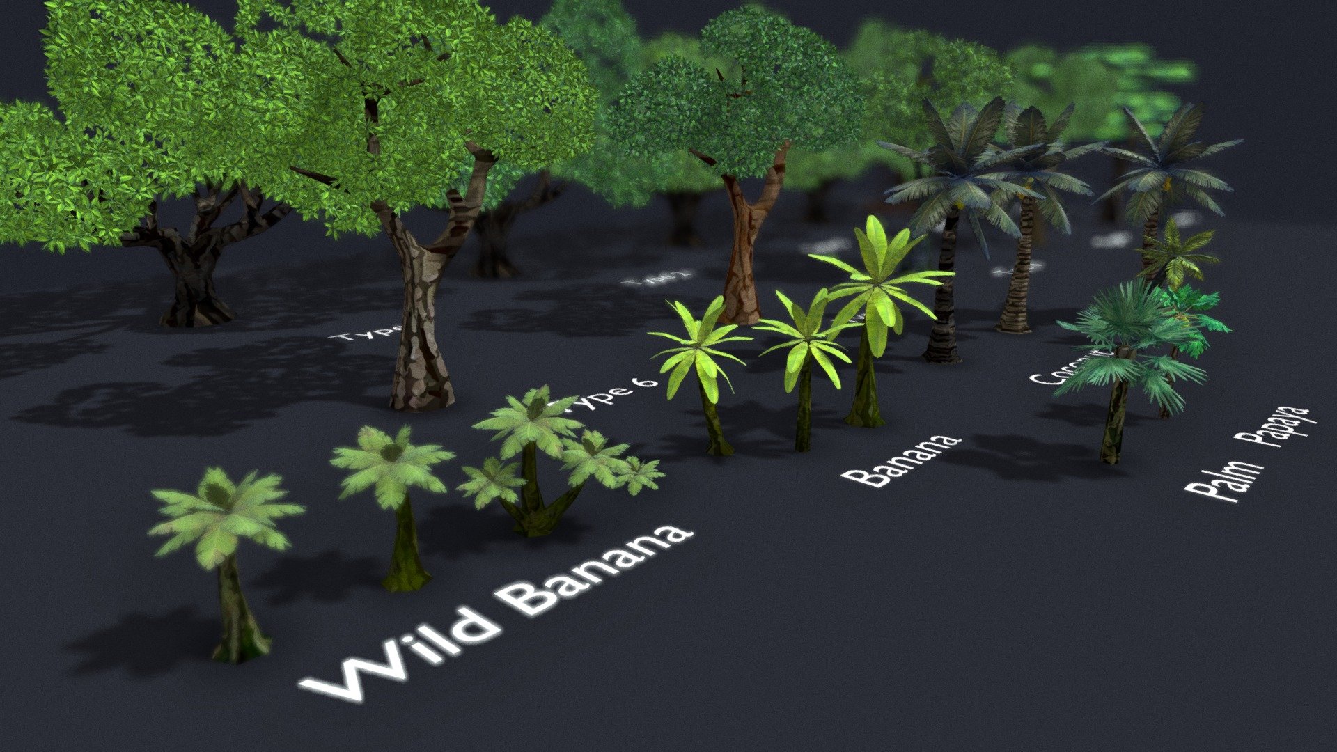 FREE Tropical Vegetation pack [Landu Kalae] - 3D model by BUKKBEEK ...