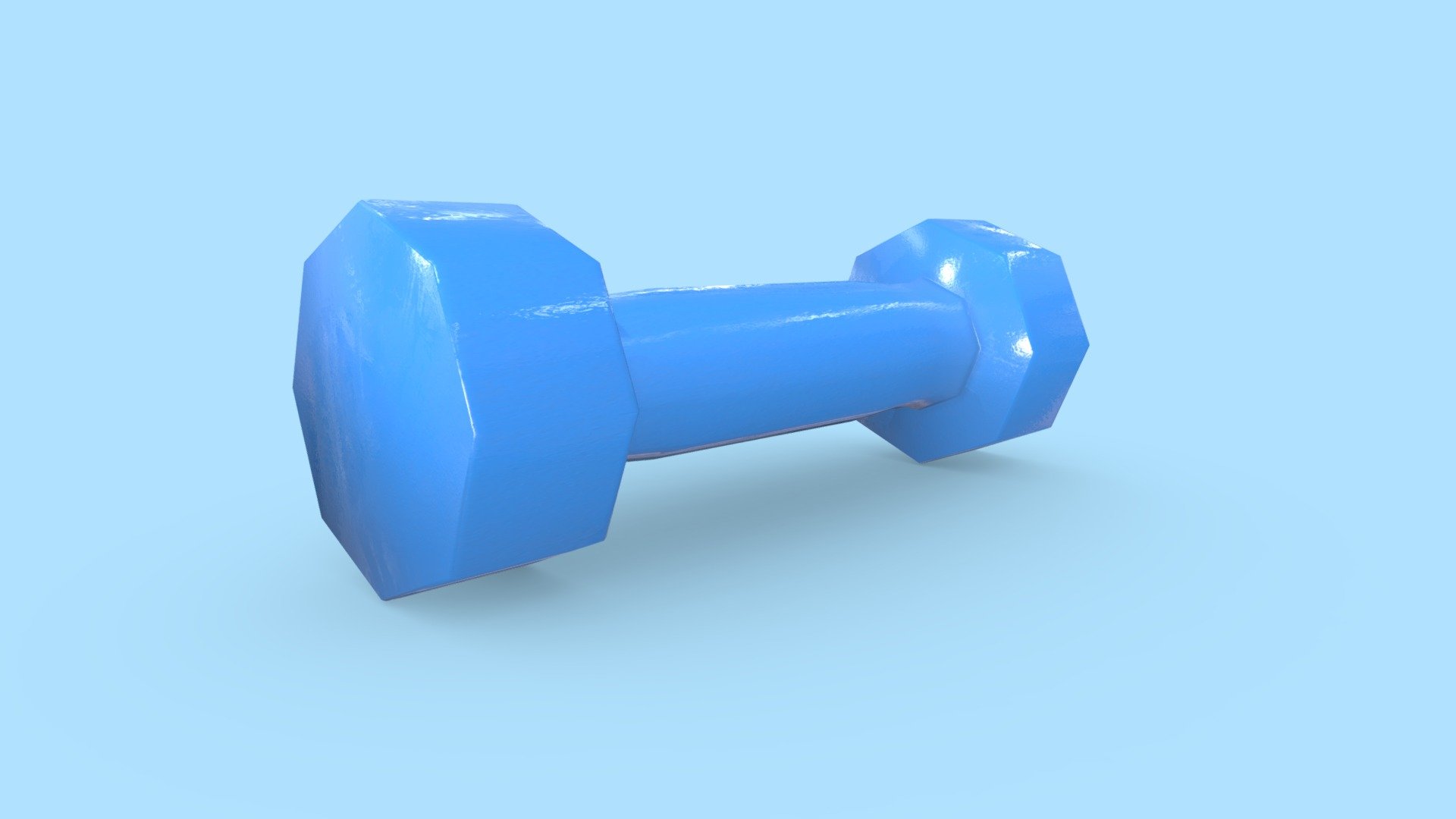 Vinyl dumbbell - Download Free 3D model by Borrealis [6ab43fe] - Sketchfab