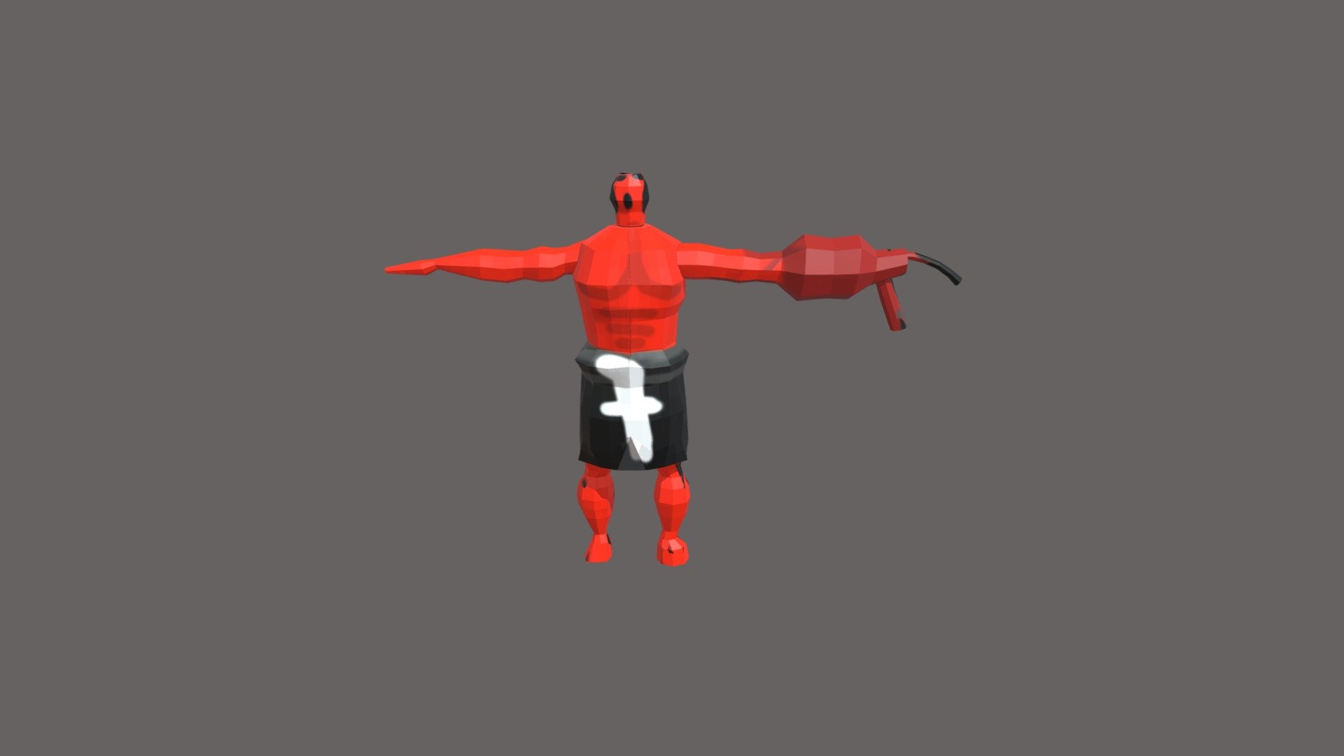 hellboy - 3D model by marialiks [6ab4950] - Sketchfab