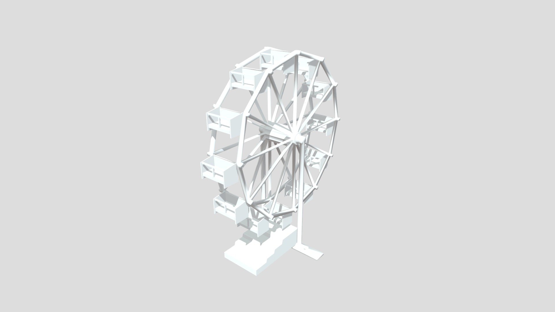 Ferris wheel - 3D model by CvgonBr [6ab587f] - Sketchfab