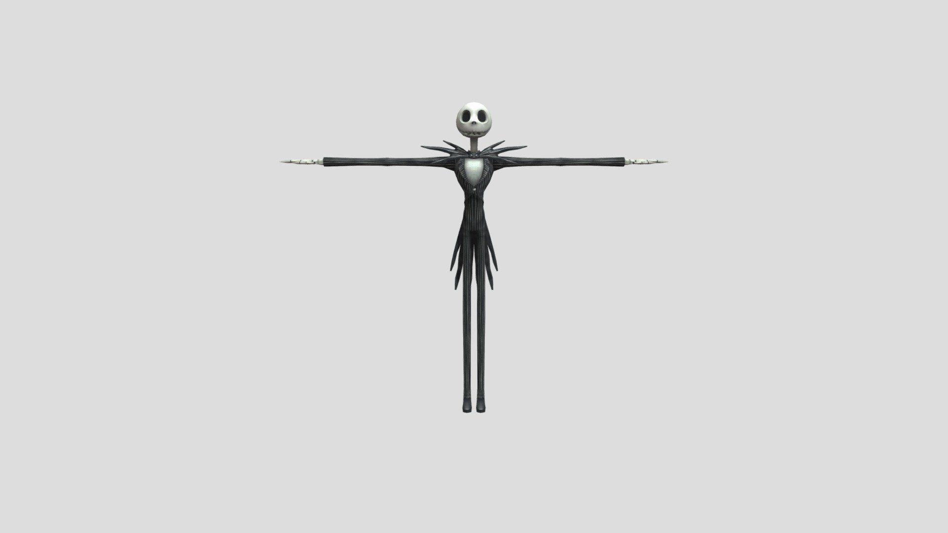 Jack Skellington - Download Free 3D model by Tigerar1 (@allanromanreyes ...