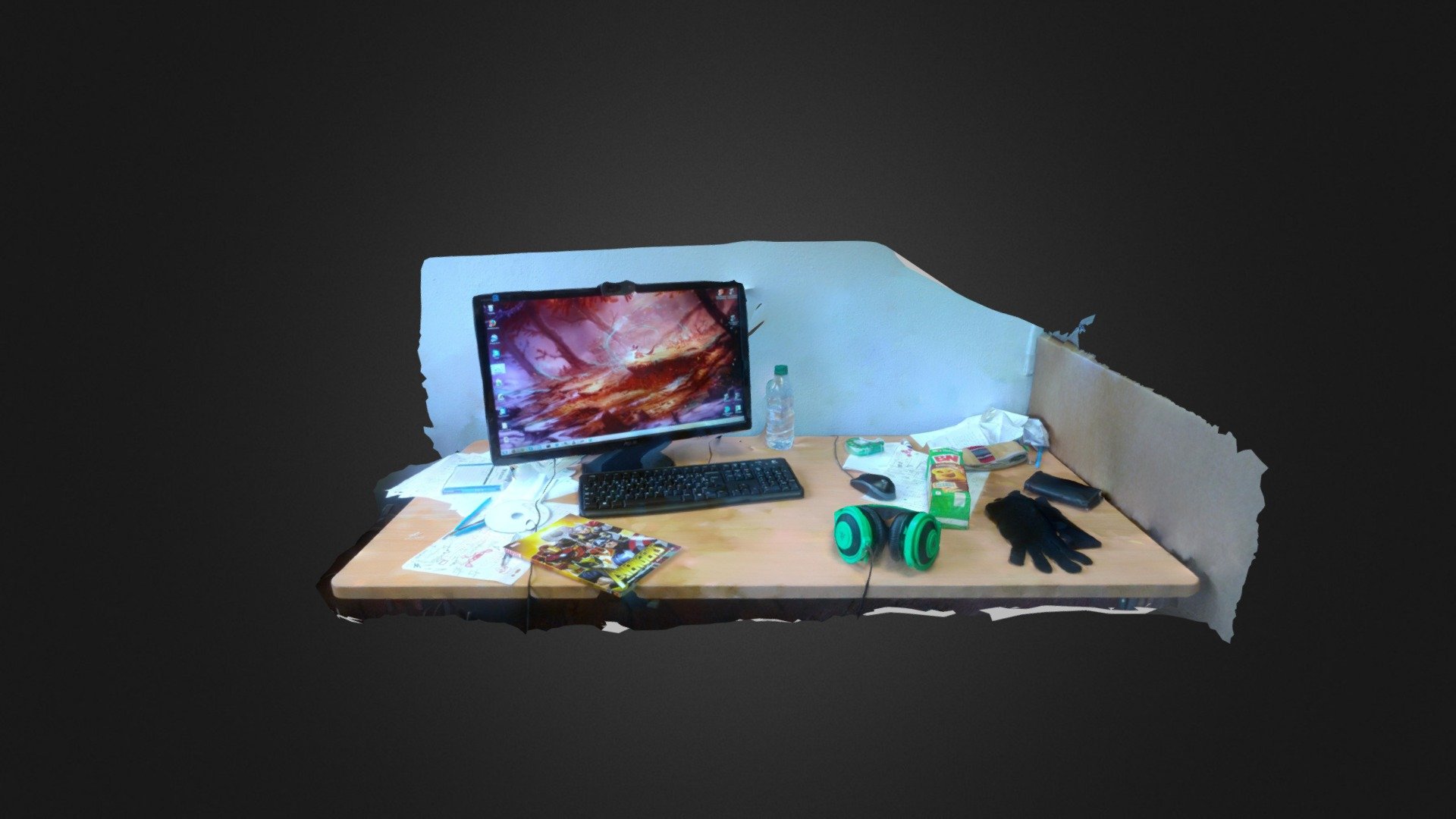 Desk - 3DST31 - 3D model by crlnvl [6ab6340] - Sketchfab