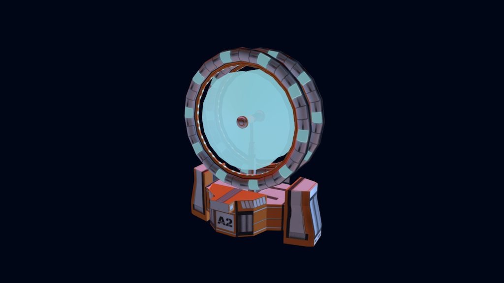 Sci- Fi Giant Wheel - 3D model by RishabhR [6ab6a65] - Sketchfab