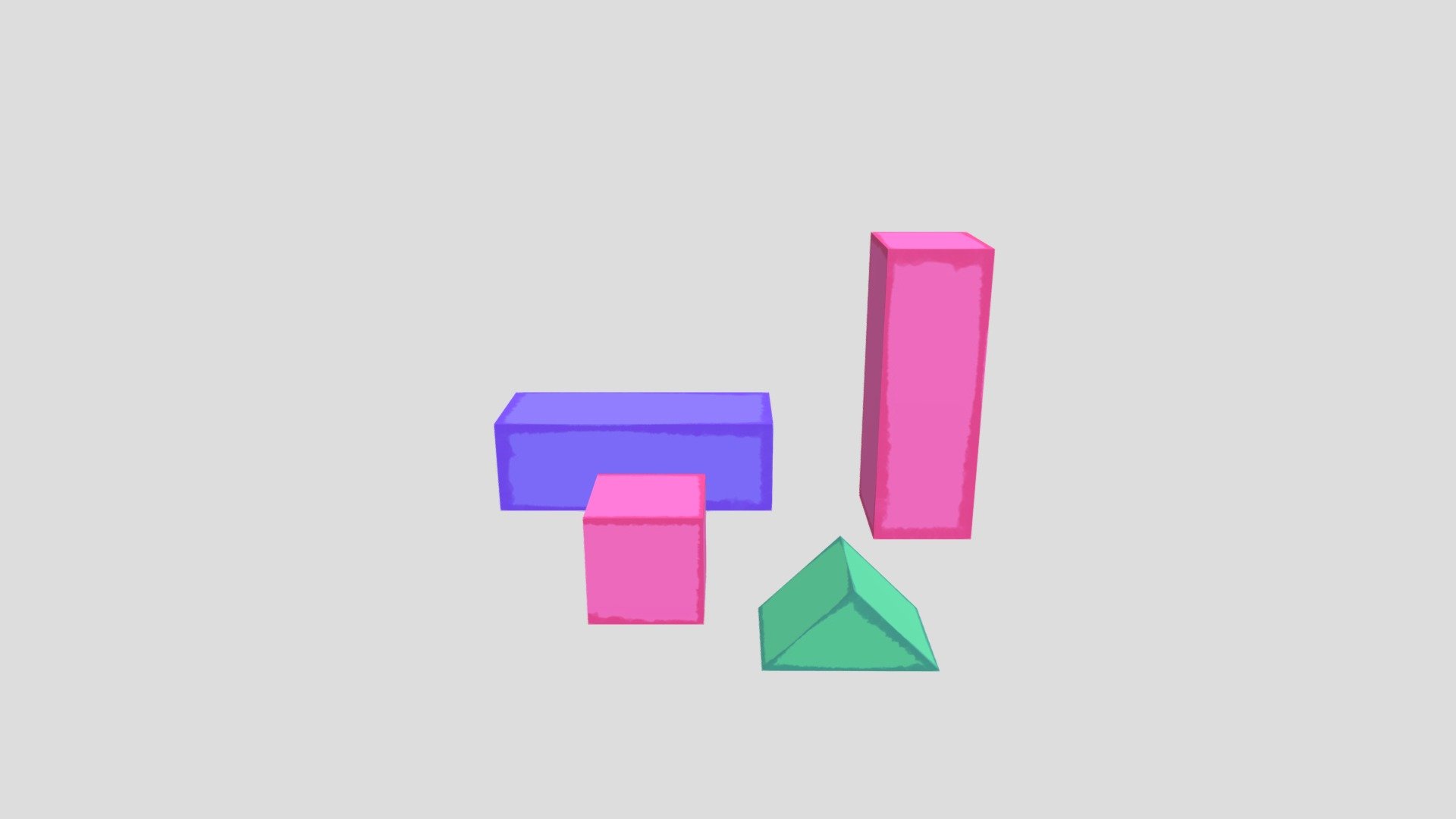 Blocks - Download Free 3D model by d_zzzy [6ab83e4] - Sketchfab