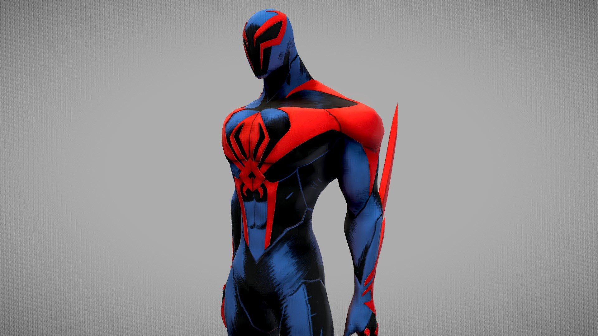 Spiderman 2099 - Miguel O'Hara - 3D model by Daniyal Umar ...