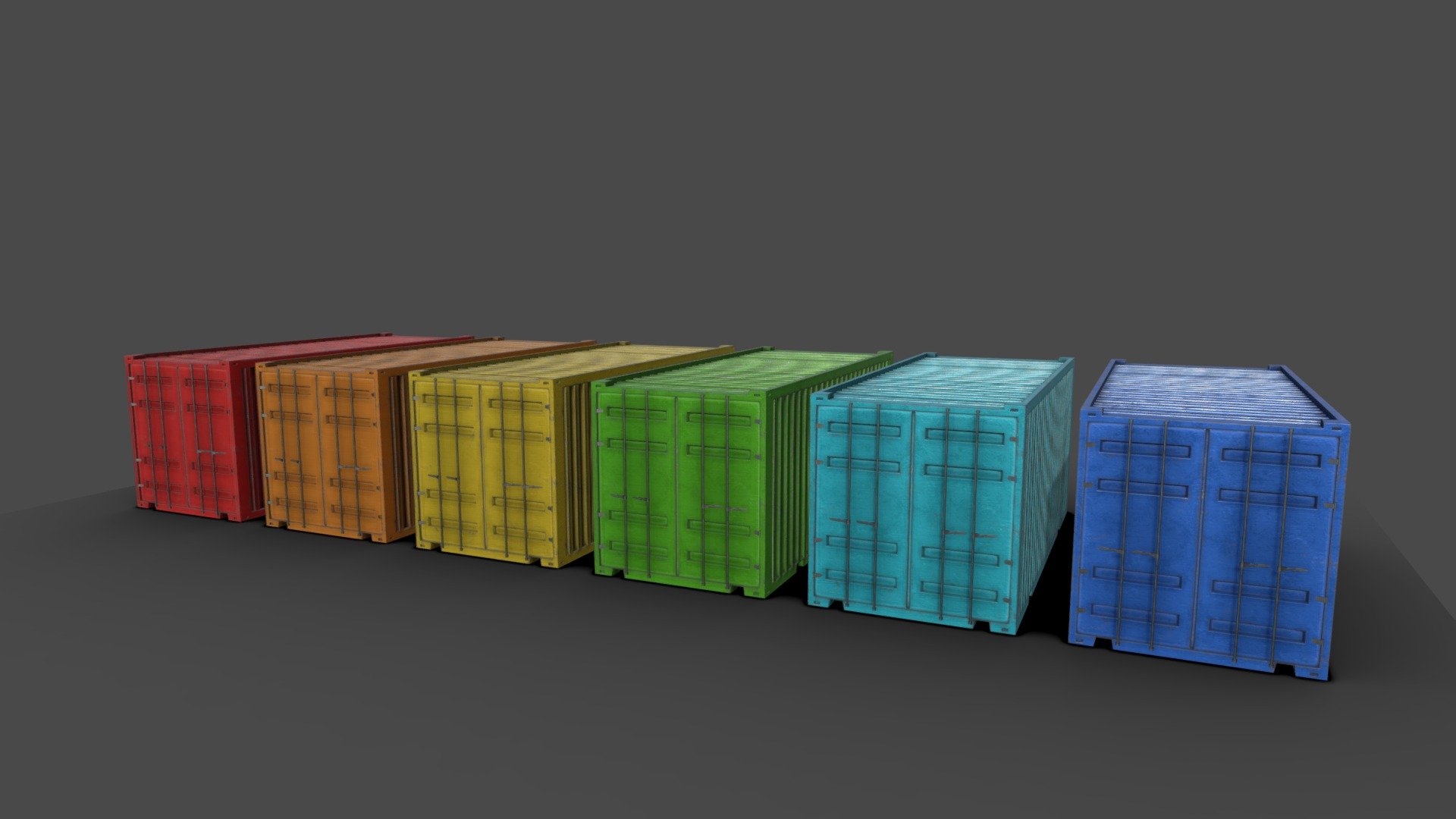 Containers - Download Free 3D model by LucasPresoto [6abd05a] - Sketchfab