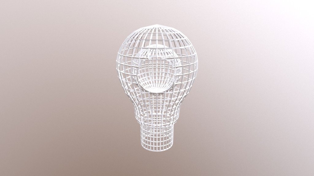 Lamp wire frame - 3D model by Renevz [6abfc56] - Sketchfab