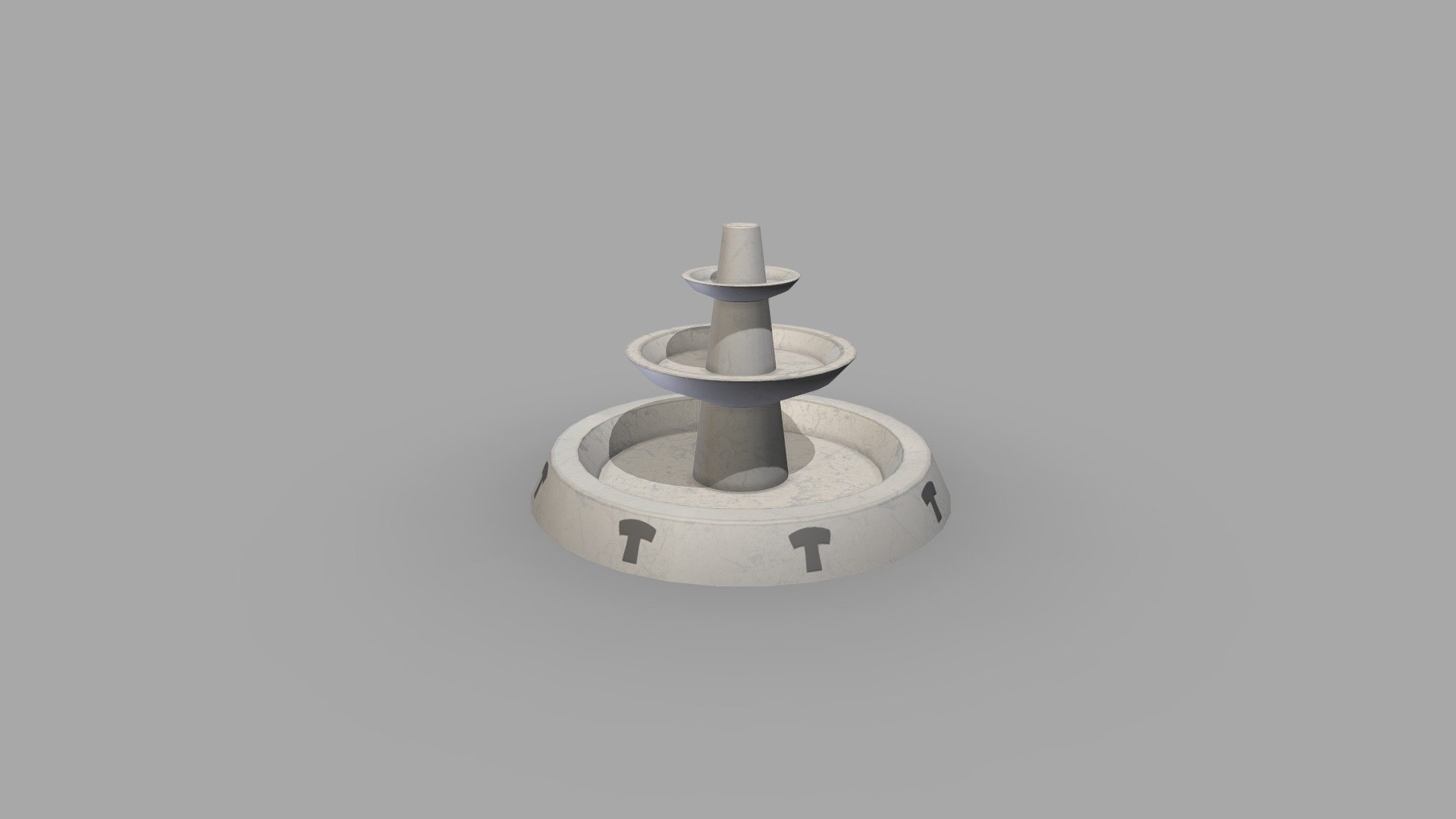 Fountain Base Stylized [Game Ready] - Buy Royalty Free 3D model by ...