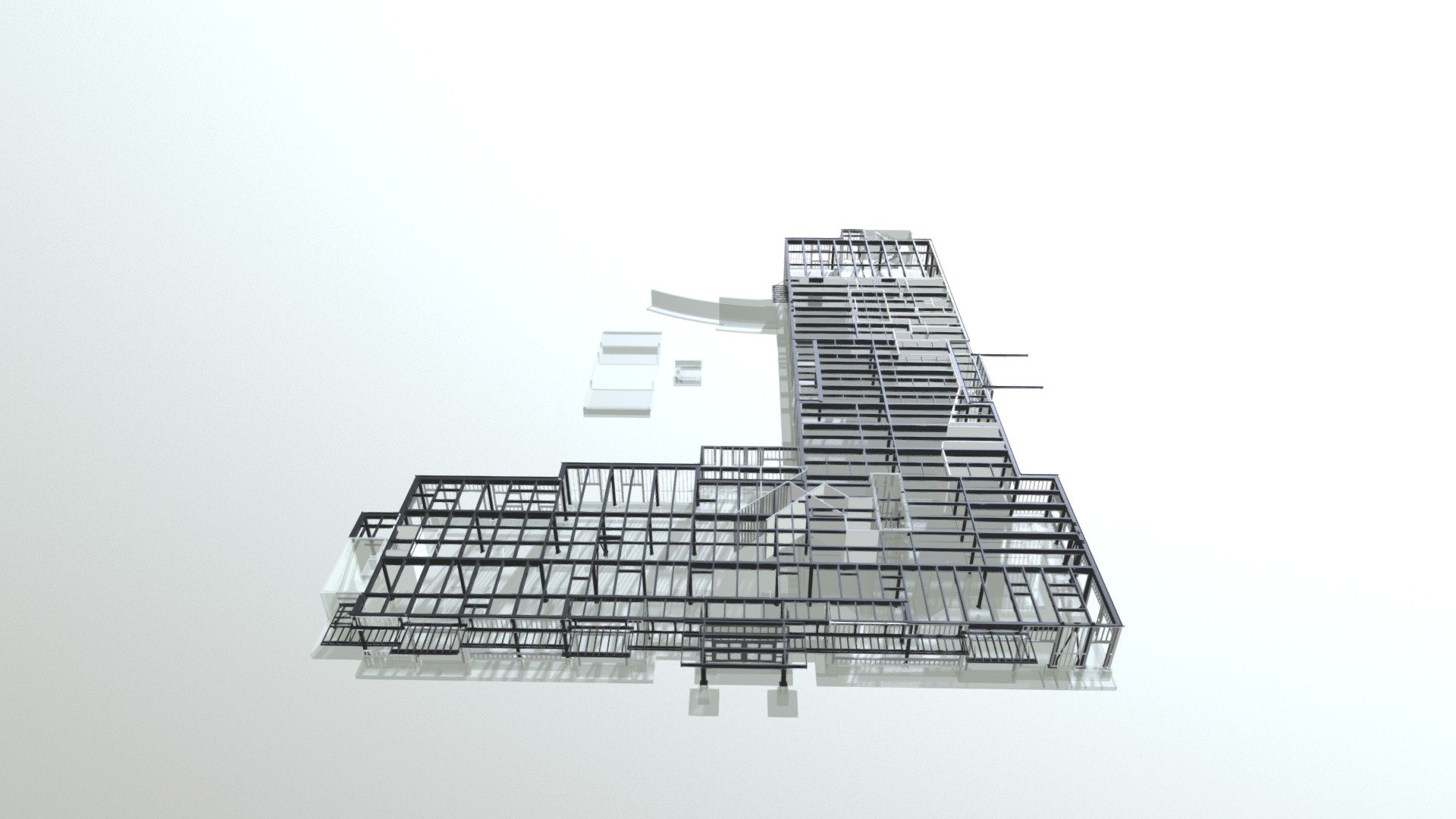 Store Front Framing - 3D model by JLR Images (@Jason.Richerson ...