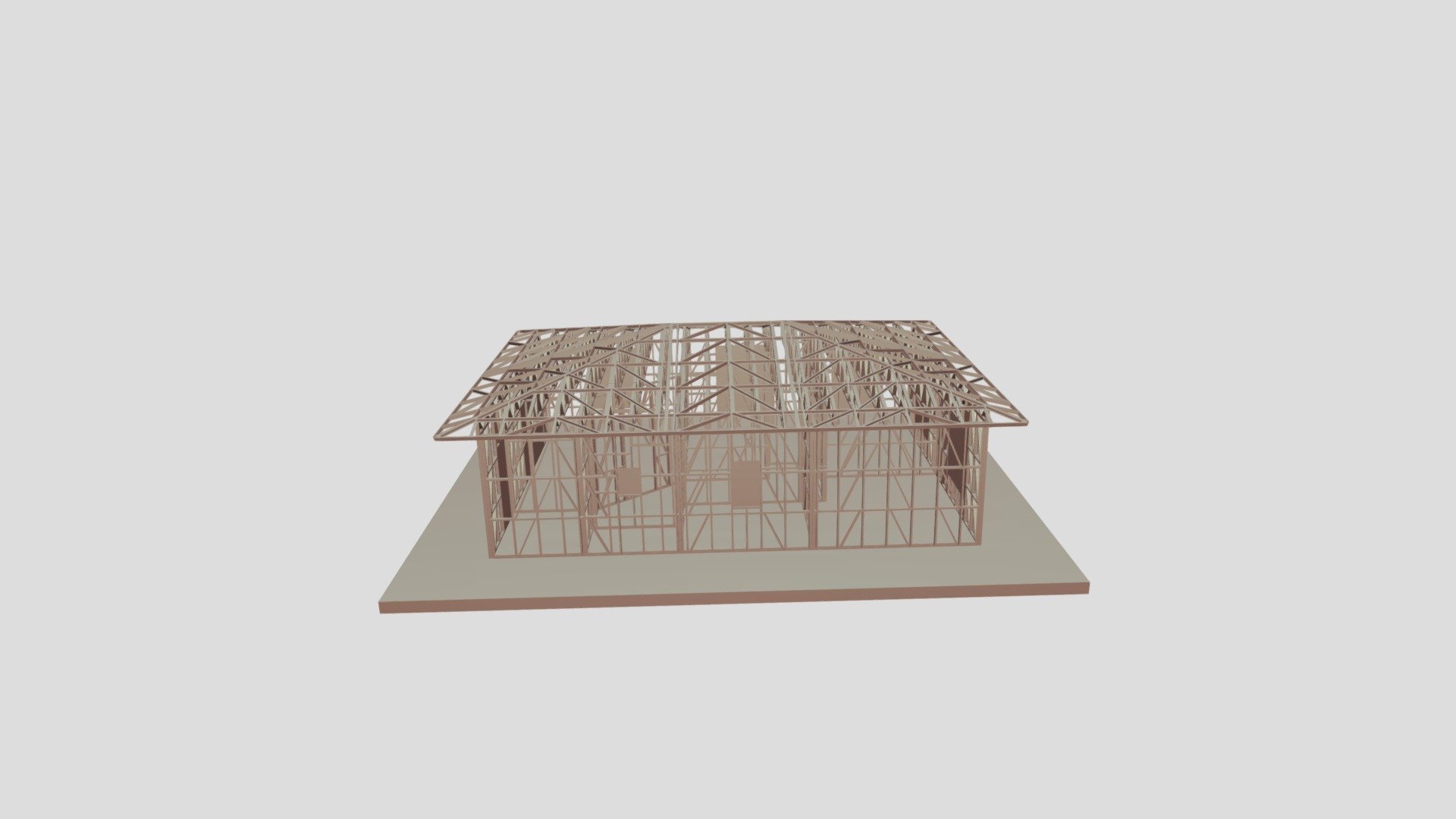 Дом 12,09 x 8,97 - Download Free 3D model by project-lstk [6ac2dd8 ...