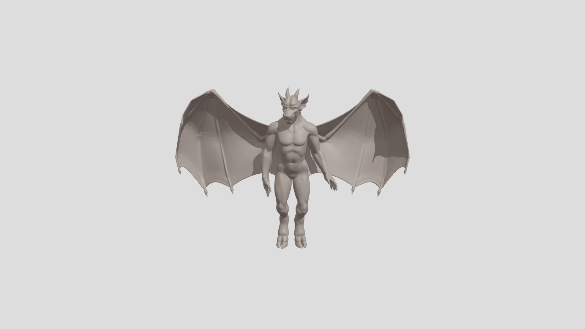 Gargoyle lady - 3D model by Hanmonster [6ac6e51] - Sketchfab