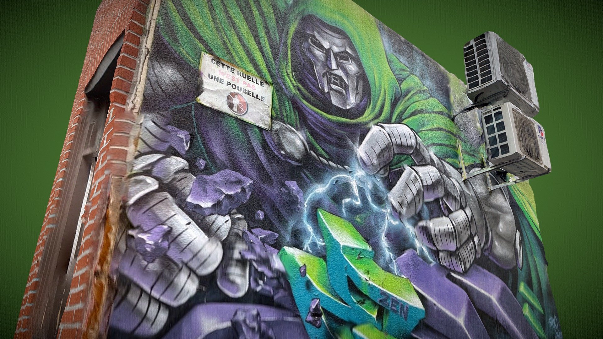 Dr. Doom & the Street that is not a Bin - Download Free 3D model by b_t ...