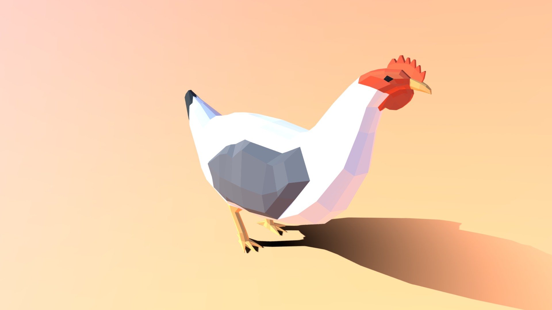 Chicken - Download Free 3D model by DibArts (@youssefe22) [6acd7c2 ...
