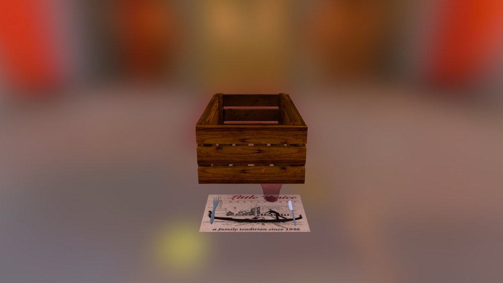Crate + Restaurant props - 3D model by jeremy.vansnick [6acf1bf ...