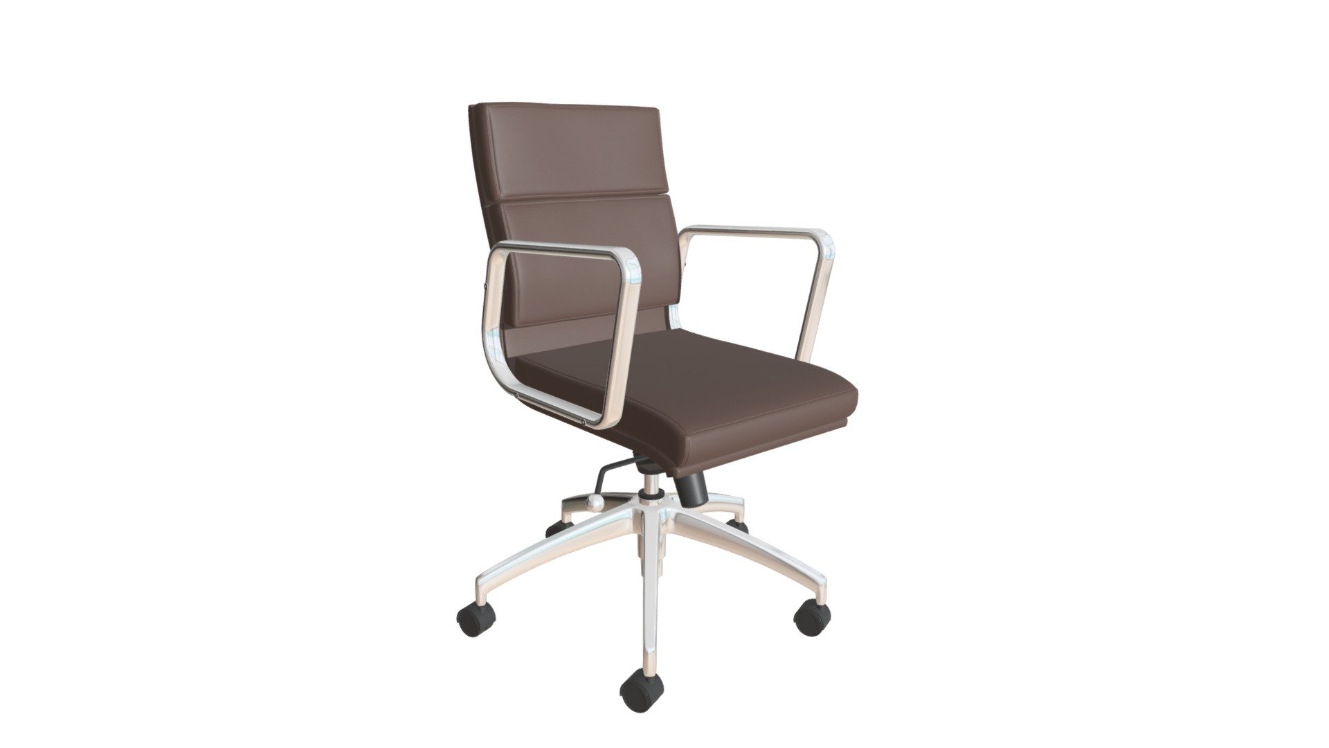 Engineer Low Back Office Chair Espresso - 205897 - 3D model by Zuo ...