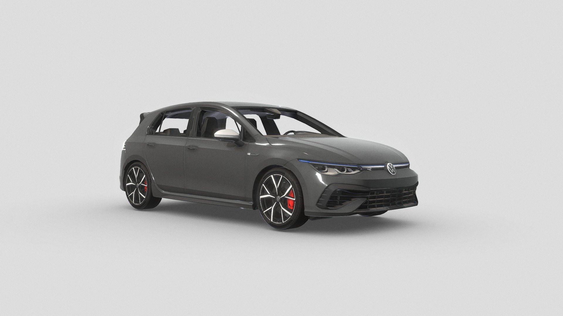 Golf_R_2021 - 3D model by ardasener [6acf8fd] - Sketchfab