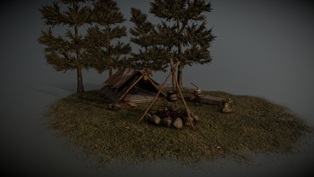 CampScene - A 3D model collection by Adam F (@profaf) - Sketchfab